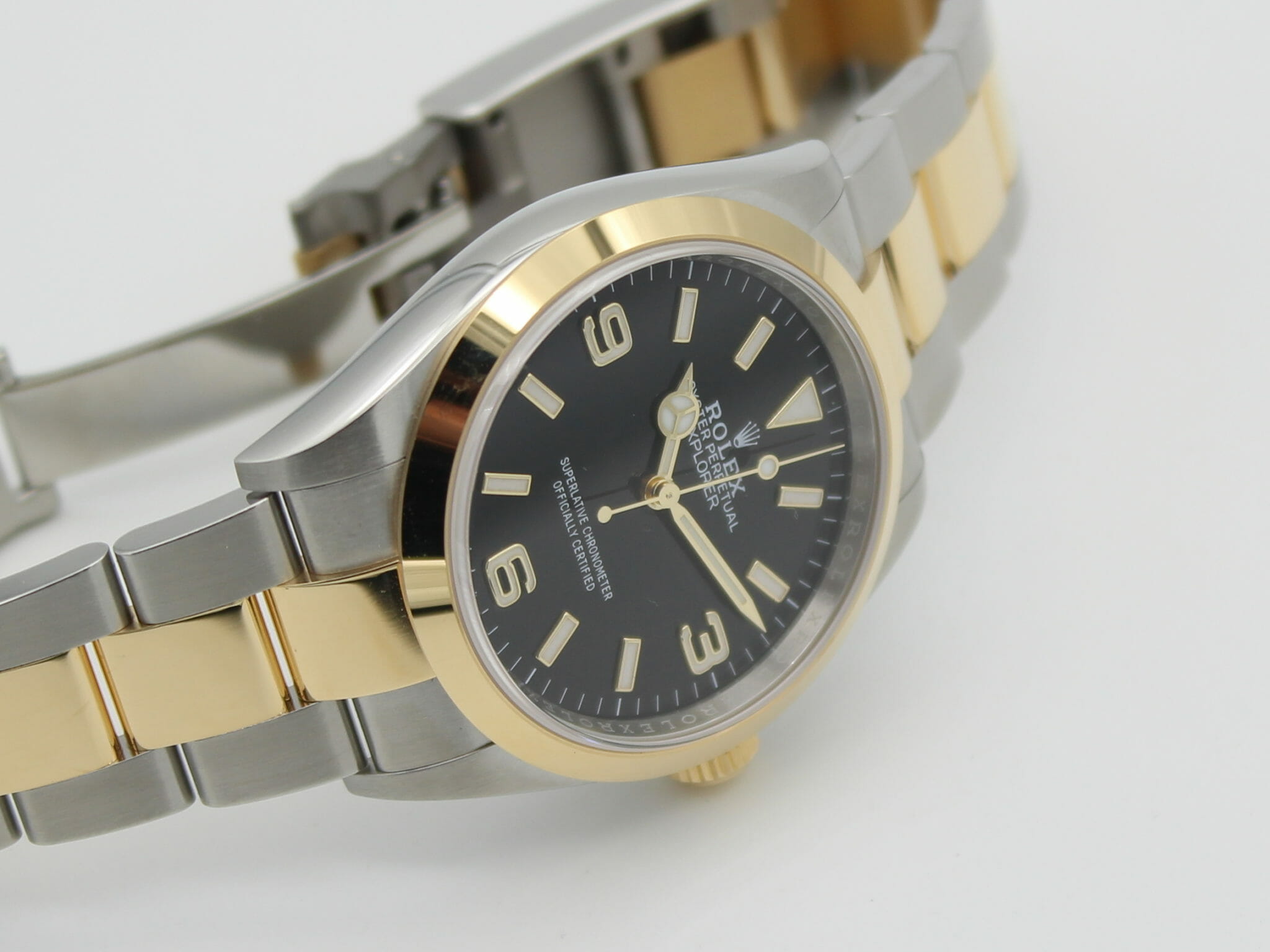 Rolex Explorer Two Tone 36mm Black Dial 124273 - Luxury Watches | Buy ...