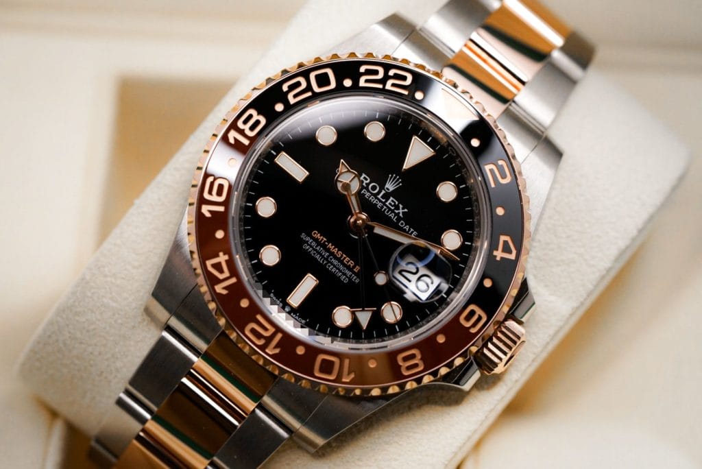 Rolex GMT Master II 'Root Beer' Two Tone 18k Rose Gold And Steel ...