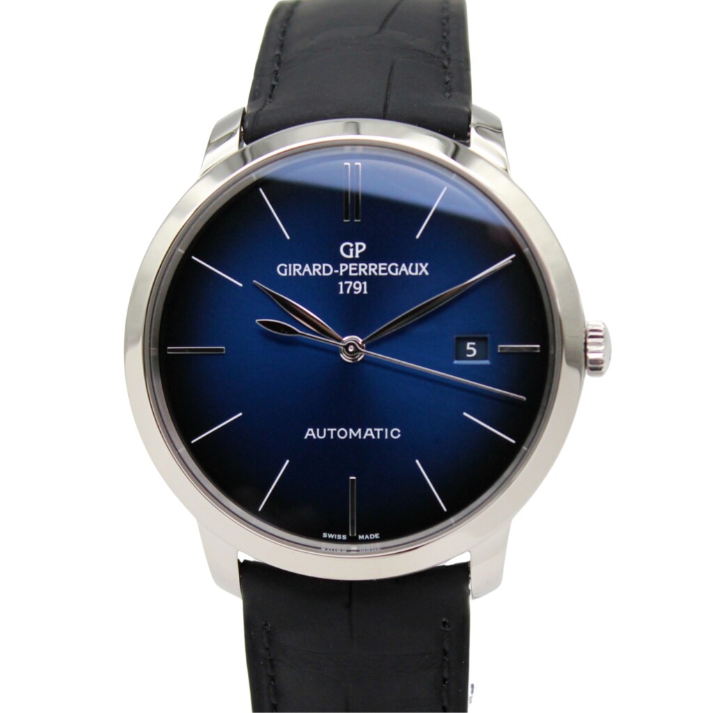 Girard Perregaux 1966 40mm Blue Dial Stainless Steel 49555-11-434-BH6A - Luxury Watches | Buy ...