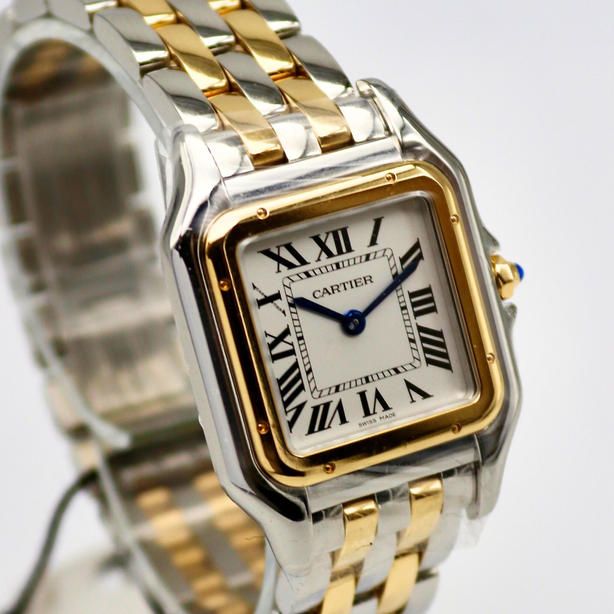 Cartier Panthère 27mm White Dial 18k Yellow Gold & Stainless Steel ...