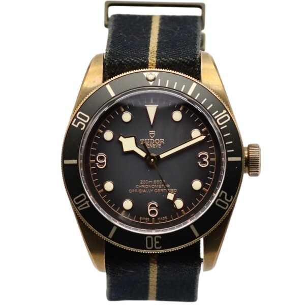 Tudor Black Bay Bronze 43mm Slate Grey Dial Fabric Strap 79250BA - New ...